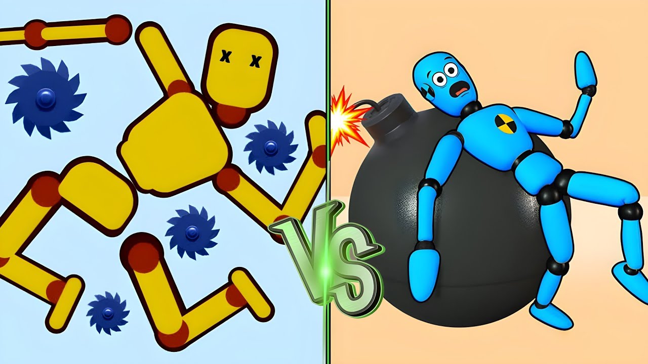 Ragdoll break let's destroy a doll 🆚 kick and break the ragdoll break ...