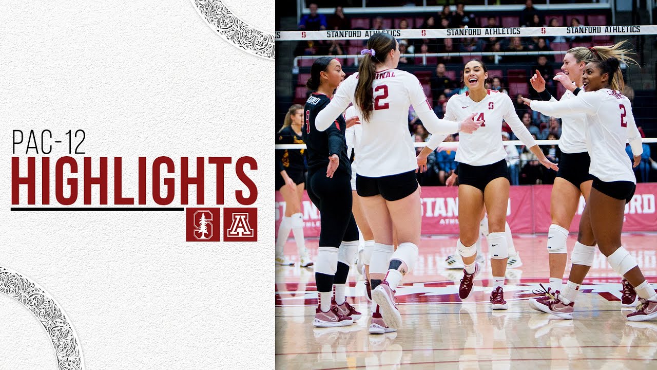 Stanford Women's Volleyball Sweeps Arizona to Earn Share of Pac-12 ...