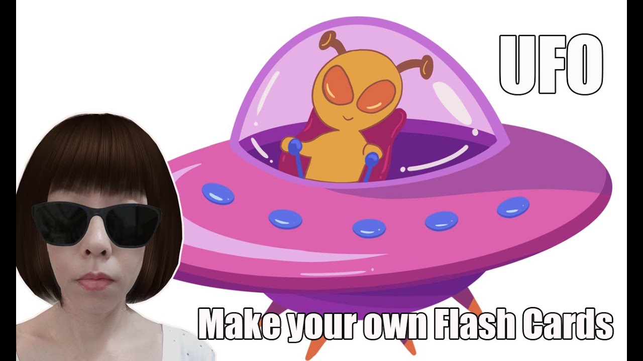 UFO I Make Your Own Flash Cards I Learn Thai Language 365 Days I 017 UFO I Make Your Own Flash Cards I Learn Thai Language 365 Days I 017