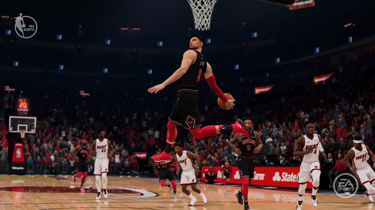 NBA LIVE 23 Rosters Bulls vs Heat 1st Qrt PS5 4K - YouTube