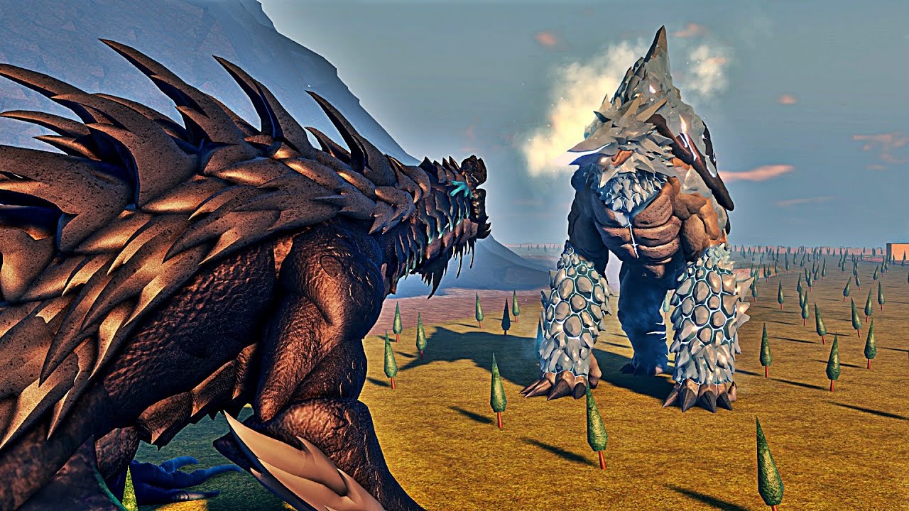 Raigar vs Glacialith Battle | Kaiju Universe - YouTube