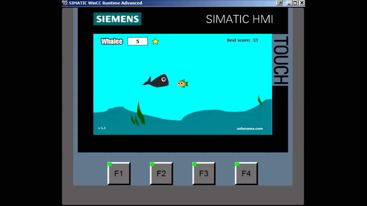 SIEMENS Simatic S7-1500. Programming PLC (GAME 1) - YouTube