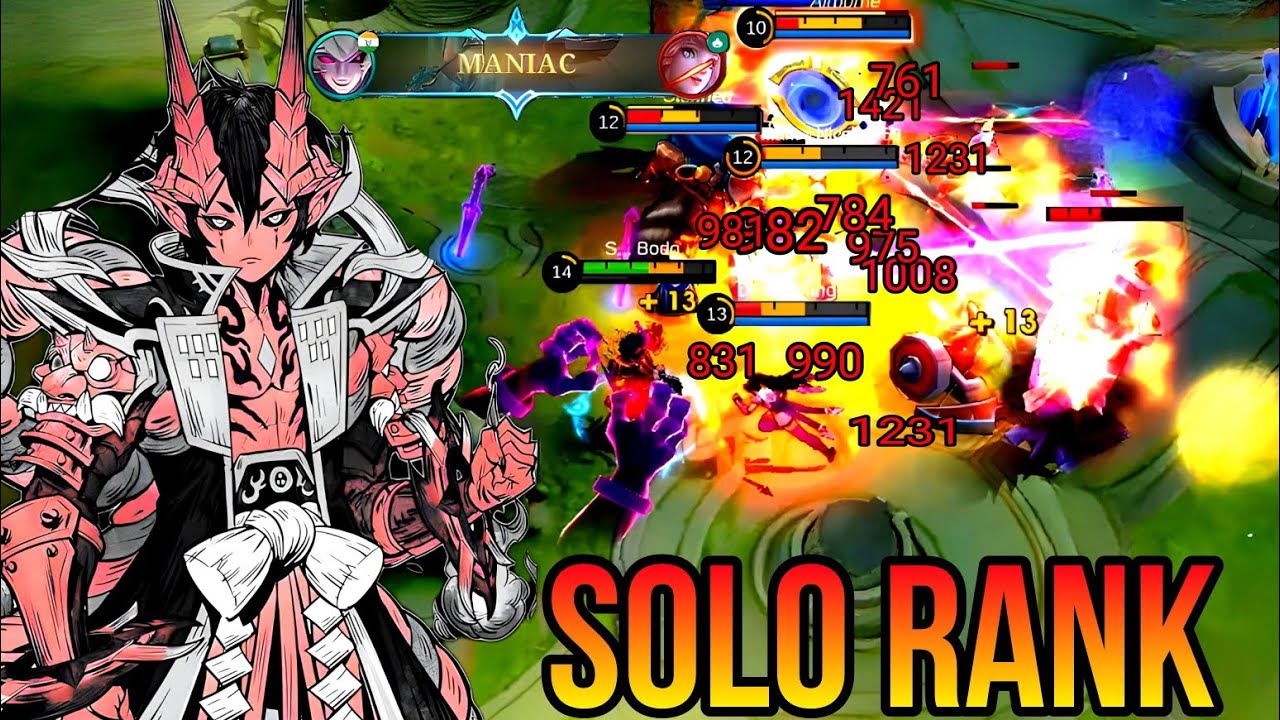 Dyrroth maniac hyper damage build!! - YouTube