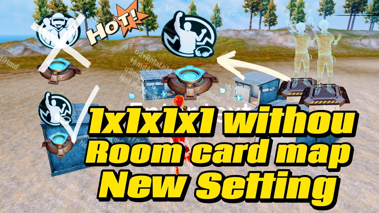 How to make 1v1 no room card map |1v1 without room card map 😱 |no room card map - YouTube