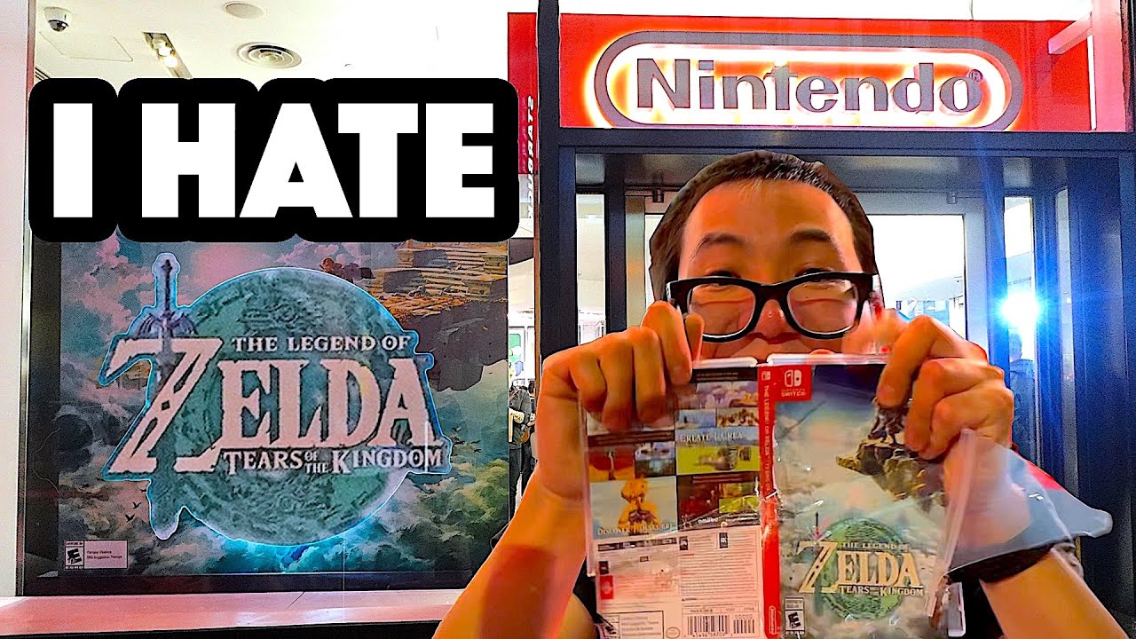 WAITING IN LINE FOR TEARS OF THE KINGDOM @ NINTENDO NY - YouTube