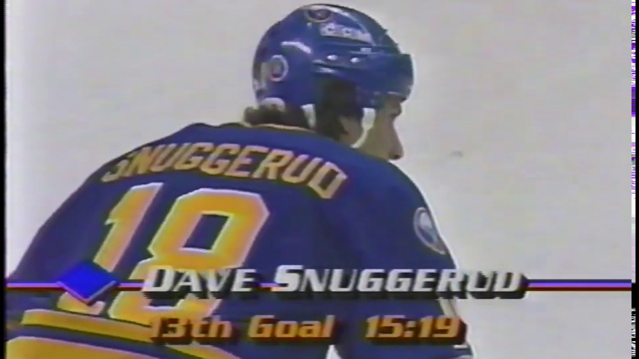 Dave Snuggerud 2nd Goal - Sabres vs. Bruins, 3/8/90 - YouTube