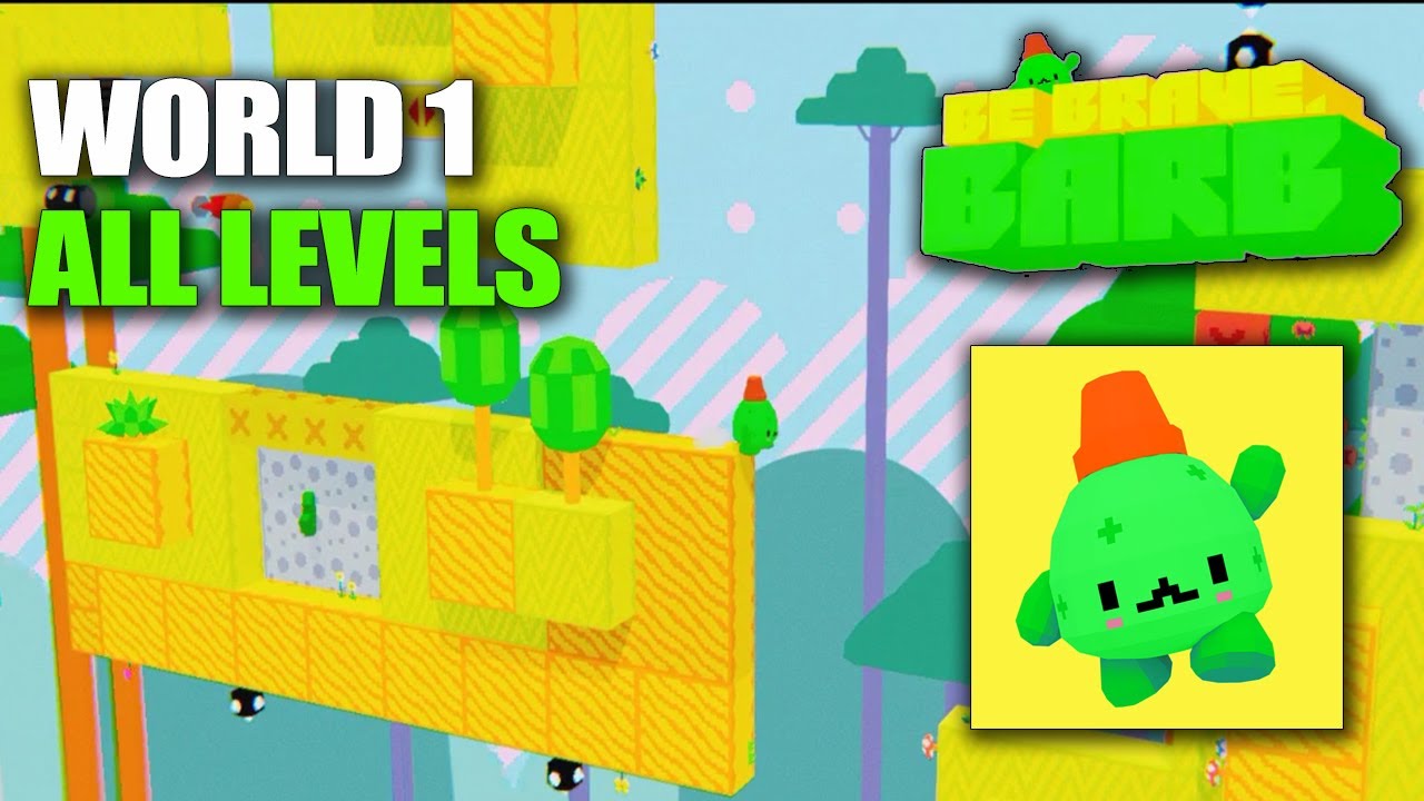 Be Brave Barb World 1 Gameplay Walkthrough | How To Pass All Levels In ...