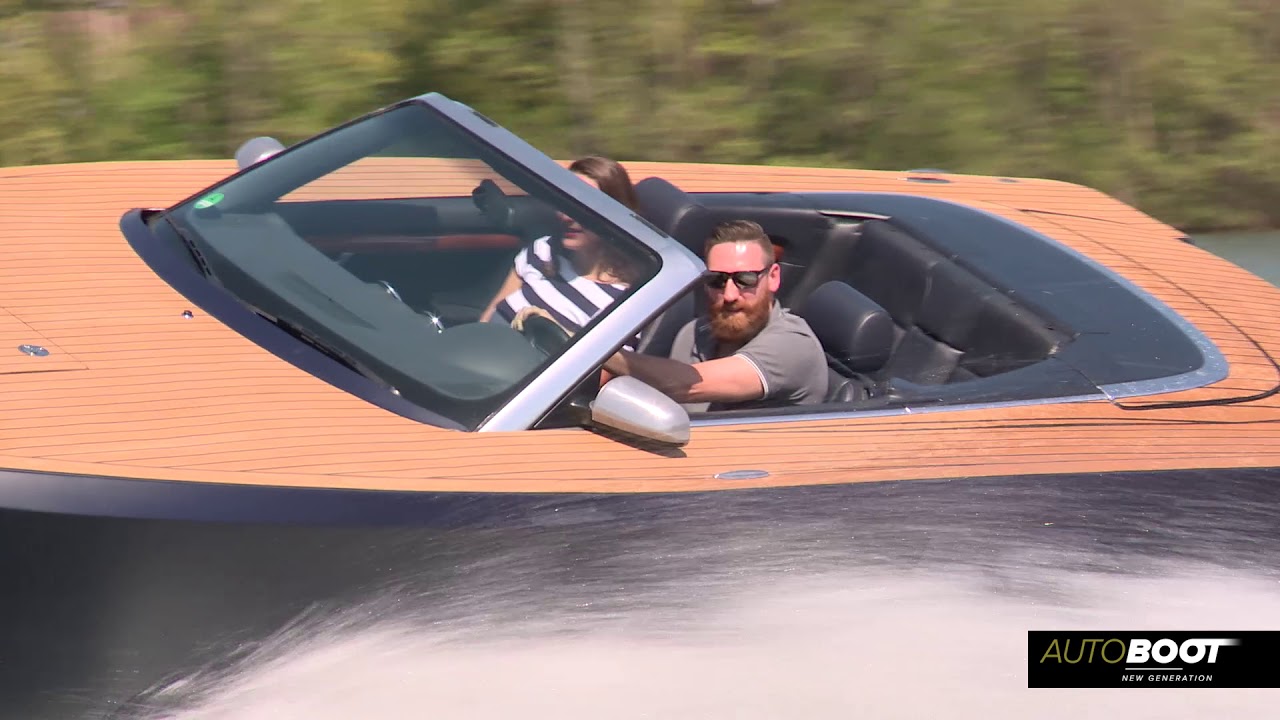 Autoboot by Tinn-Silver: uniek auto-boot concept - YouTube