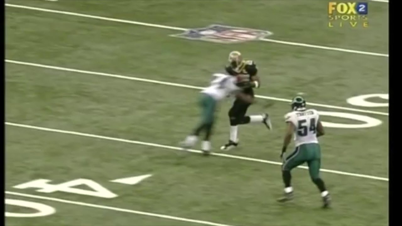 Eagles Disgusting hit on Reggie Bush Beat Drop - YouTube