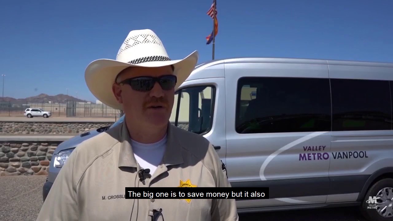 Vanpool to work and save money - YouTube
