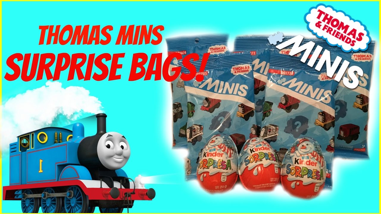 THOMAS MINIS Surprise Blind Bag Opening | Thomas Surprise Bags - YouTube