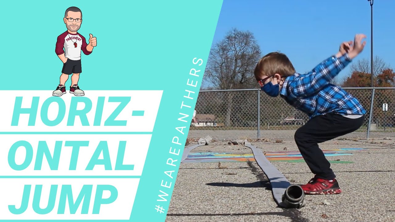 Horizontal "Long" Jump- Elem. Phys.Ed - YouTube