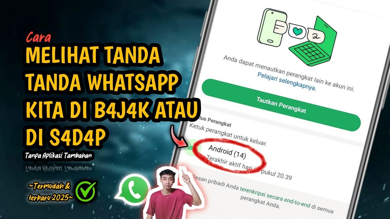 Gampang Banget Cara Melihat Tanda Tanda WA Kita Di B4 j4k Atau Di S4 ...