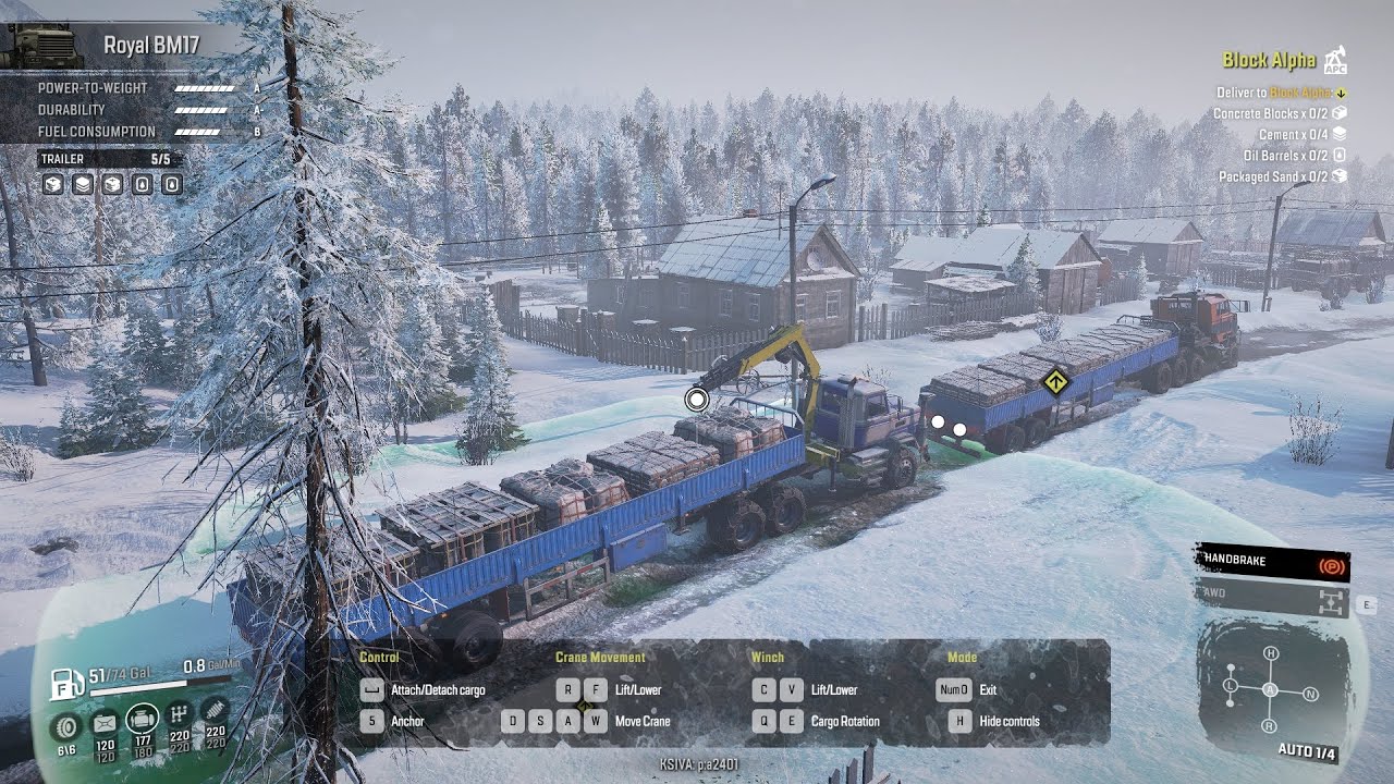 Snow Runner - Chernokamensk - Block Alpha *part 1 of 2* - YouTube