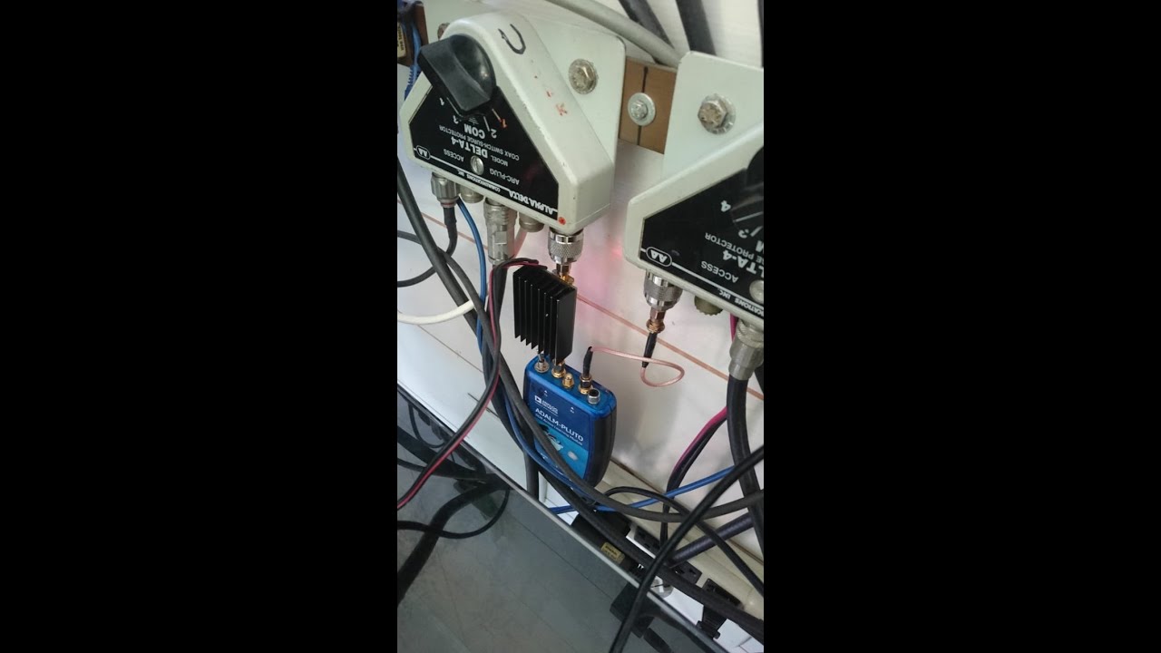 ADALM-Pluto SDR full-duplex test on XW-2A SAT - YouTube