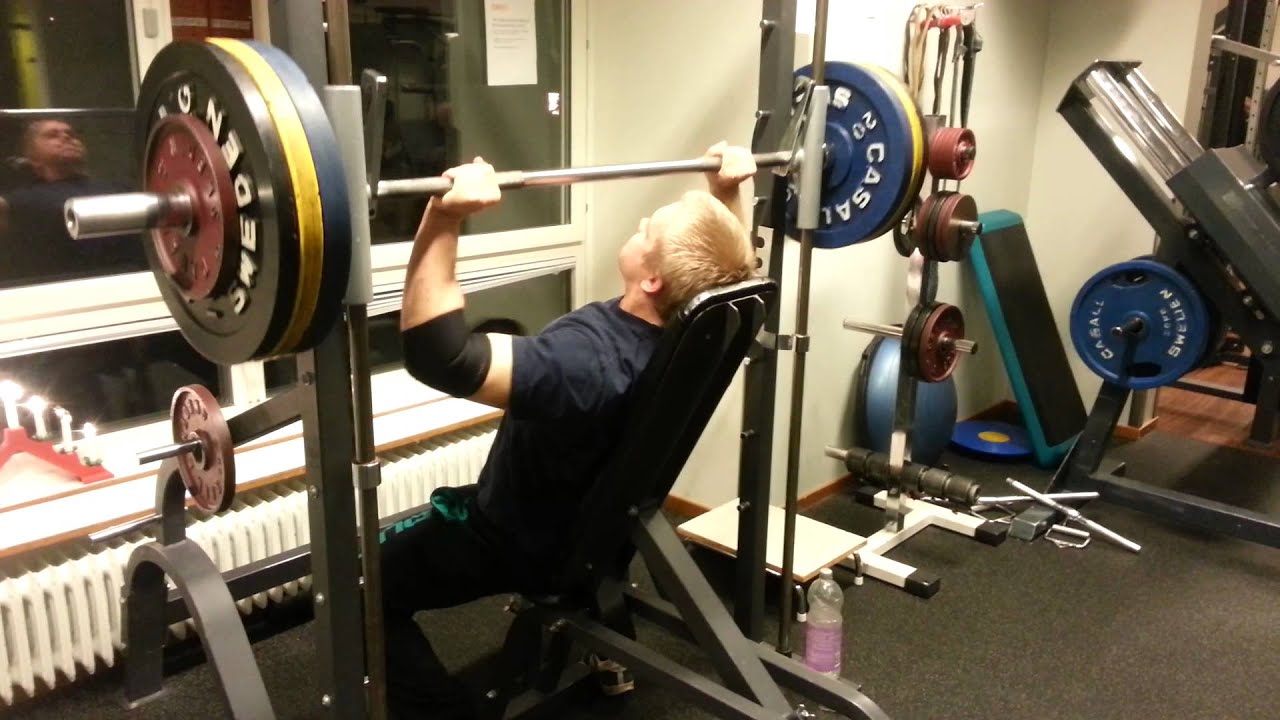 Axelpress smith 120kg - YouTube