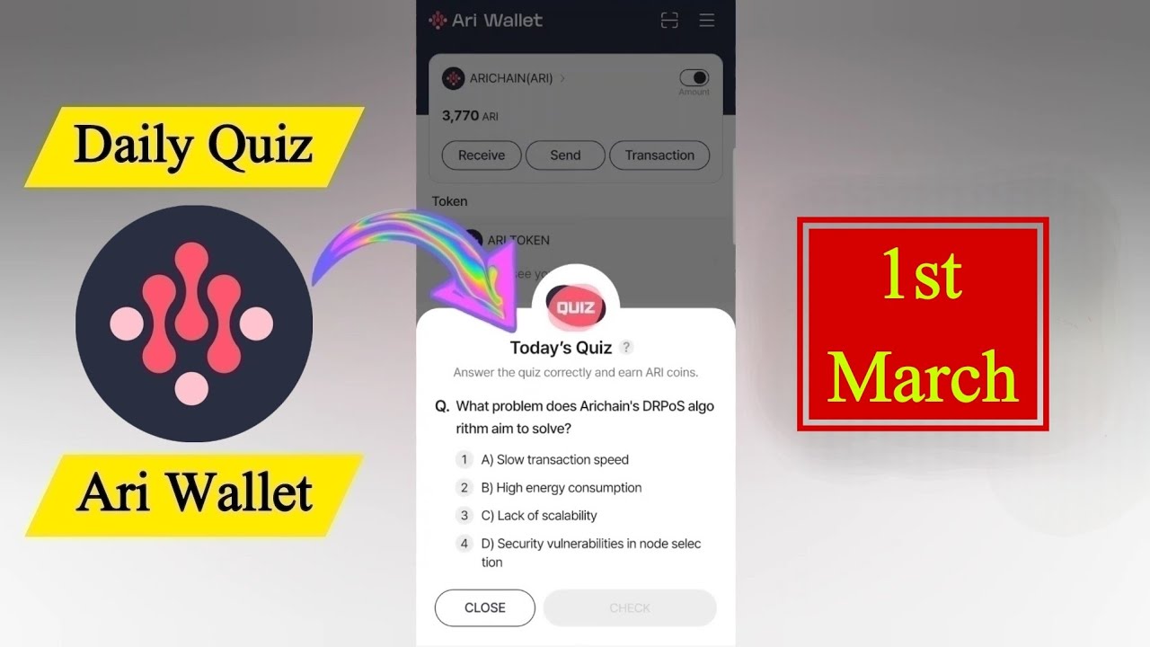 1 March Ari Wallet Quiz | Ari Wallet Quiz Today | Ari Wallet Quiz | Ari ...
