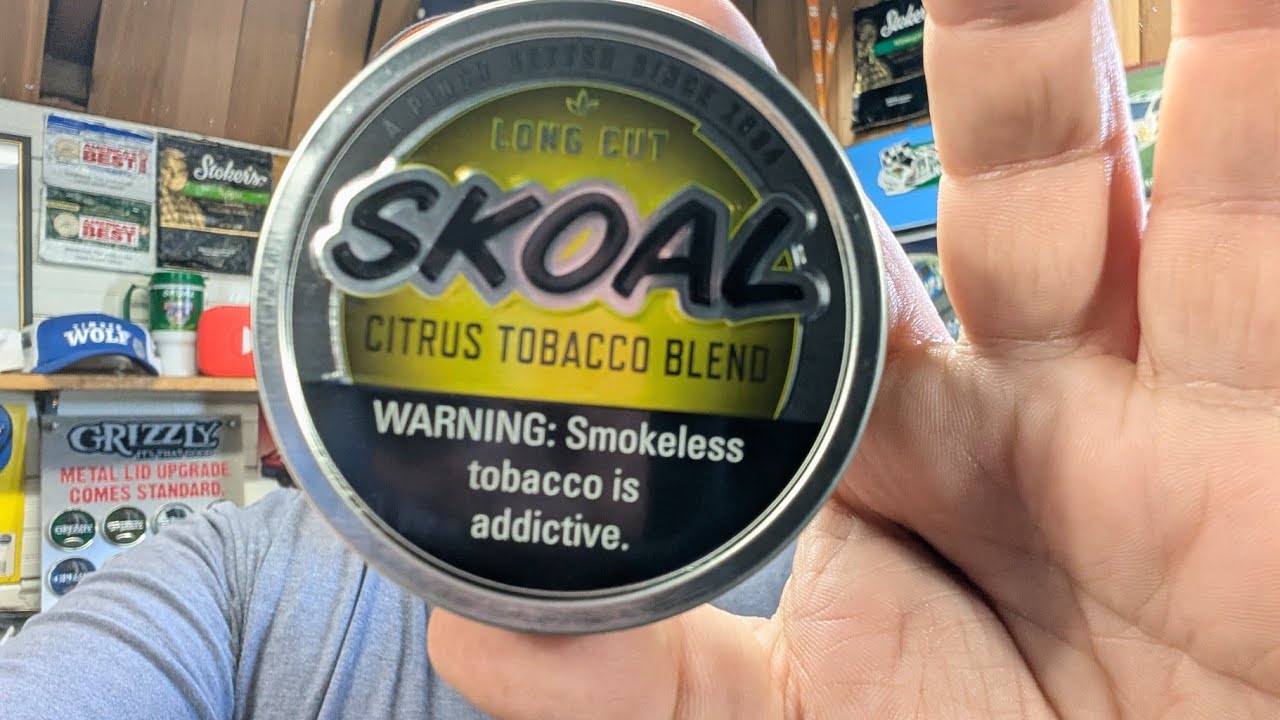 Skoal Citrus Long Cut Moist Snuff - YouTube