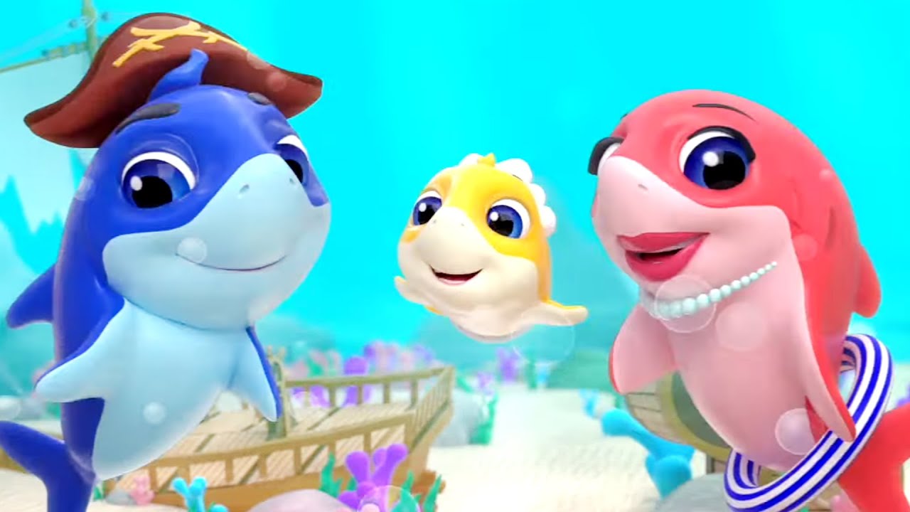 Baby Shark Song, Fish Rhyme and Cartoon Video for Kids - YouTube