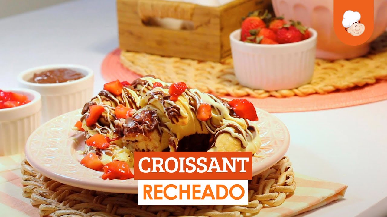Croissant recheado — Receitas TudoGostoso - YouTube