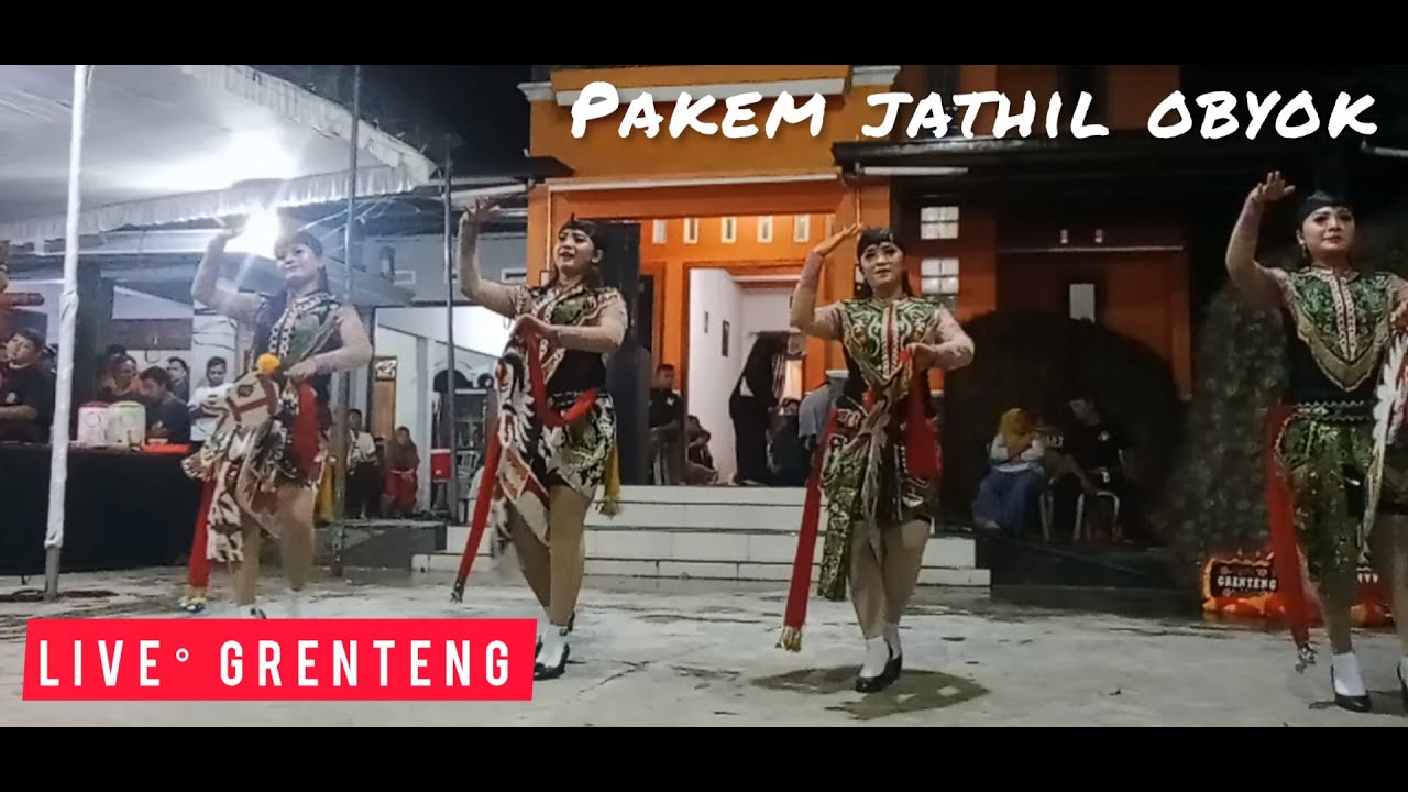 Pakem jathil obyok bikin baper | penampilan jathil Raras dkk di ...