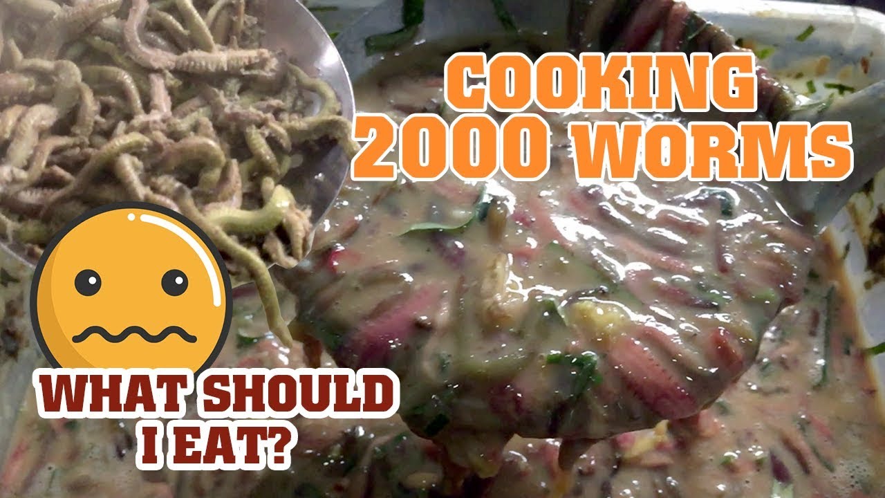 Chả Rươi | COOKING 2000 RIVER WORMS - WILD Vietnamese Street Food | RÂU ...