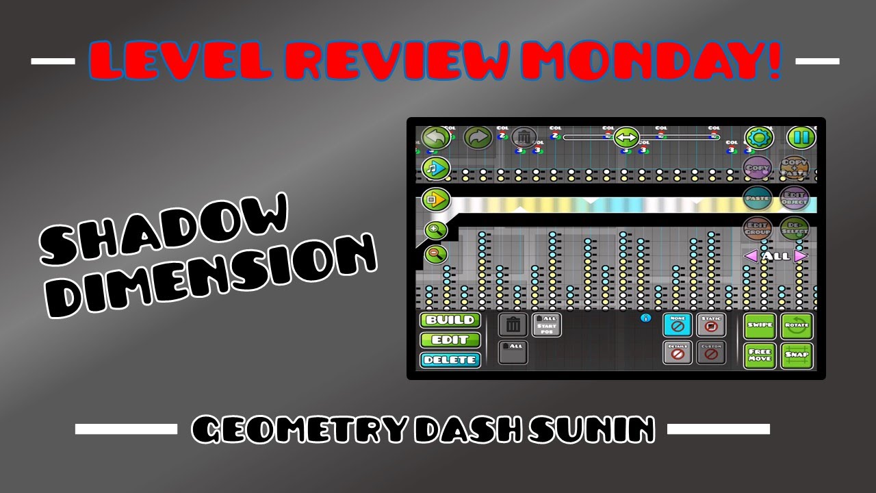 GD - lvl review monday! (Shadow Dimension - Geometry dash SuNin ...