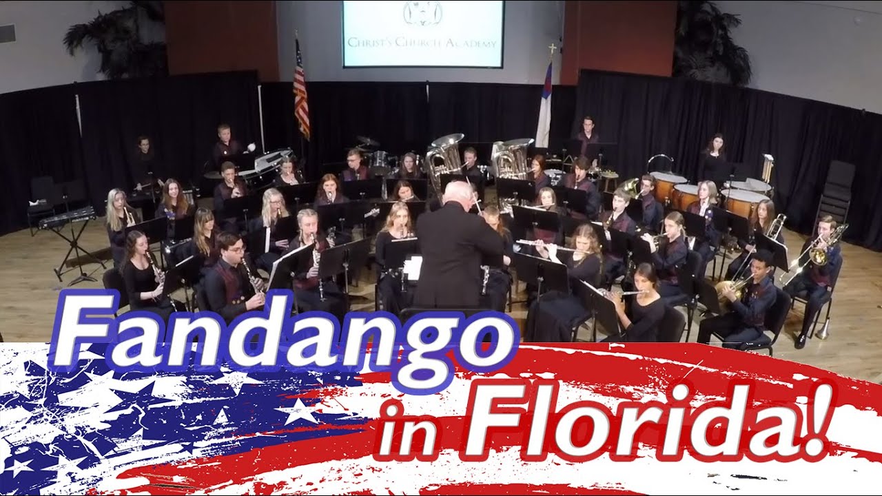 Fandango in Florida! | Christ's Church Academy Band, Jacksonville - YouTube