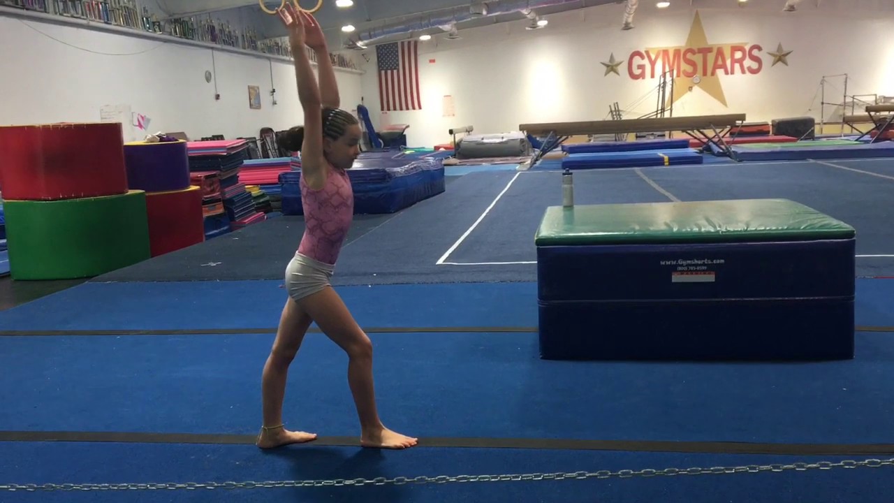 Back Handspring Step-Out - YouTube