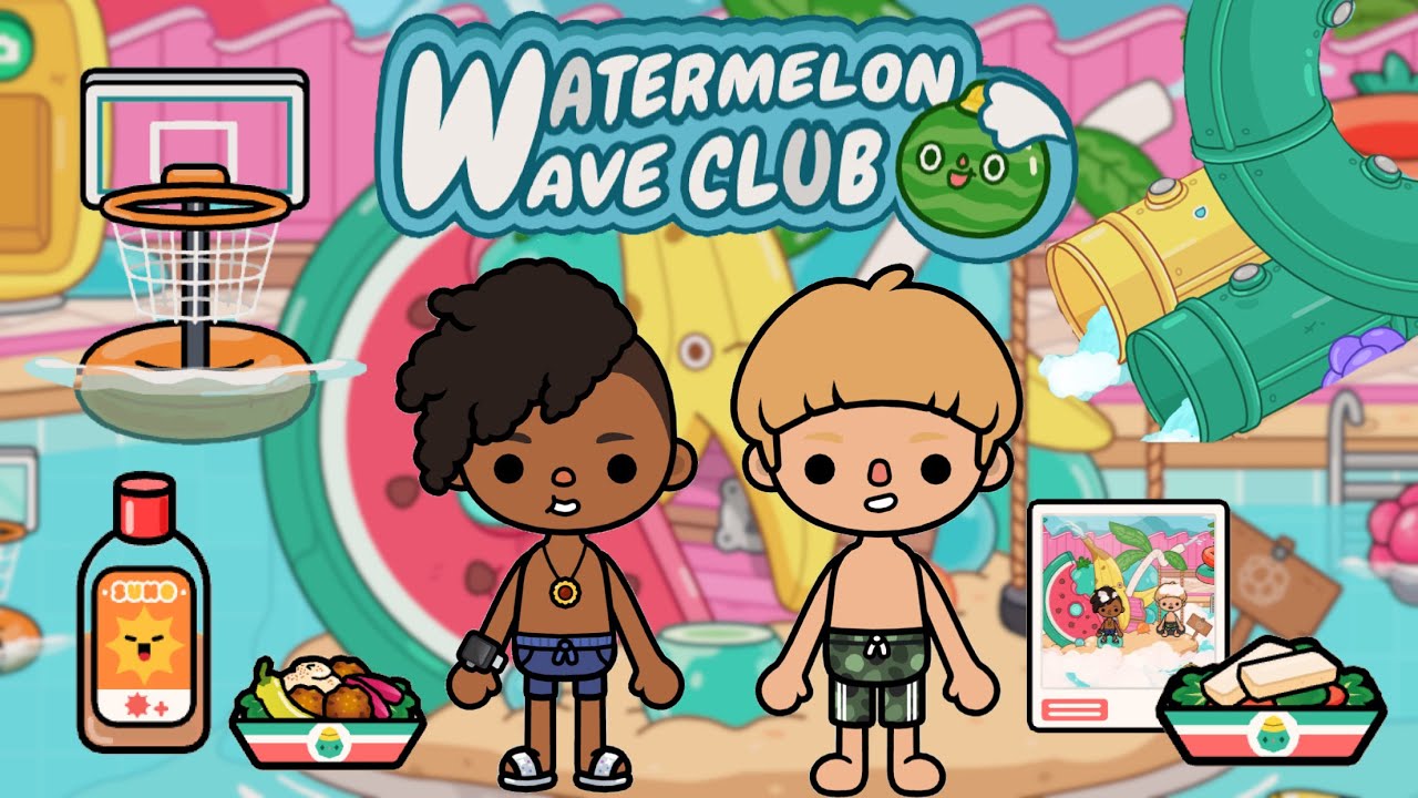 Teens day at the NEW WATERMELON WAVE CLUB | Toca life world - YouTube