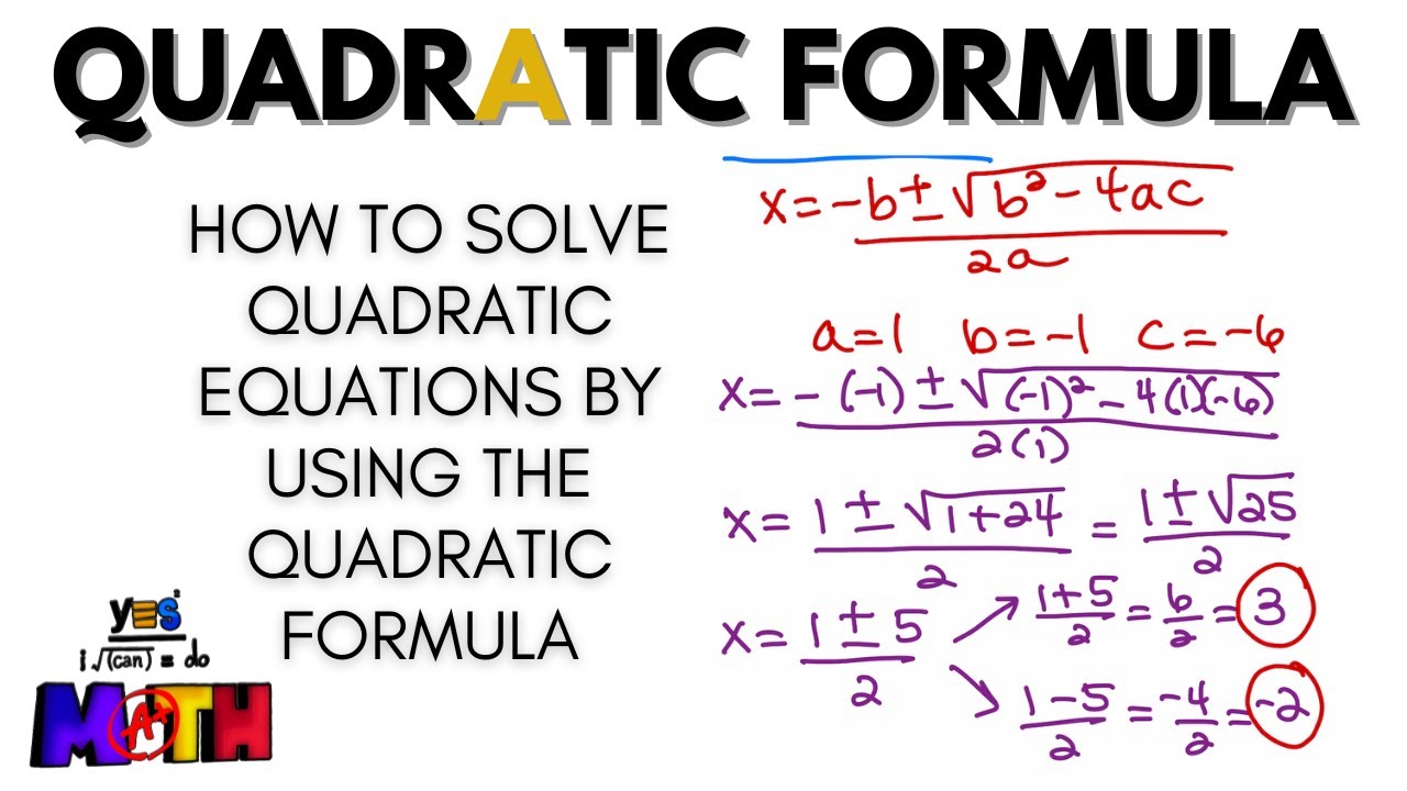 Quadratic Formula - YouTube
