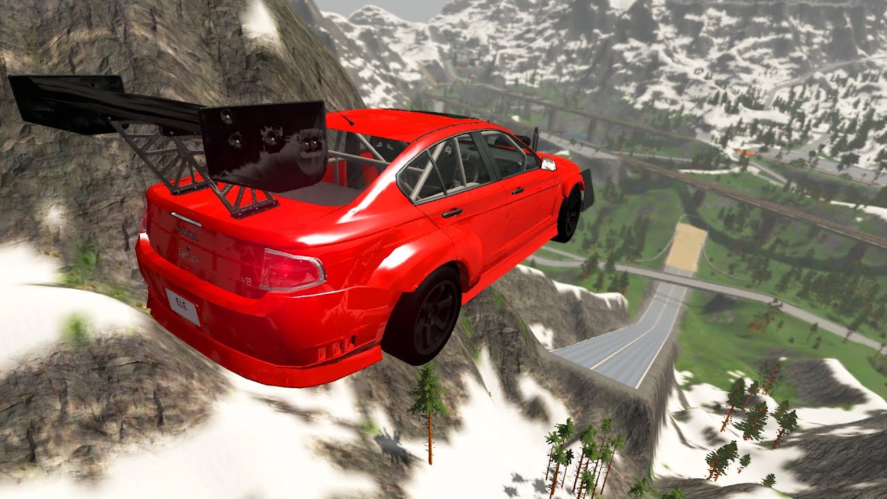 Swiss Alps Car Jumping | BeamNG Drive Gameplay #88 | Live Stream - YouTube