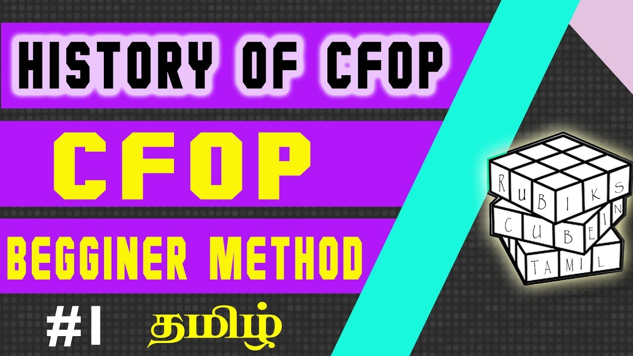 #1 History and Introduction of CFOP METHOD || CFOP Beginner Method In ...