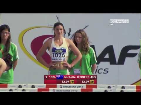 Full | Michelle Jenneke Dancing Warmup Before Race