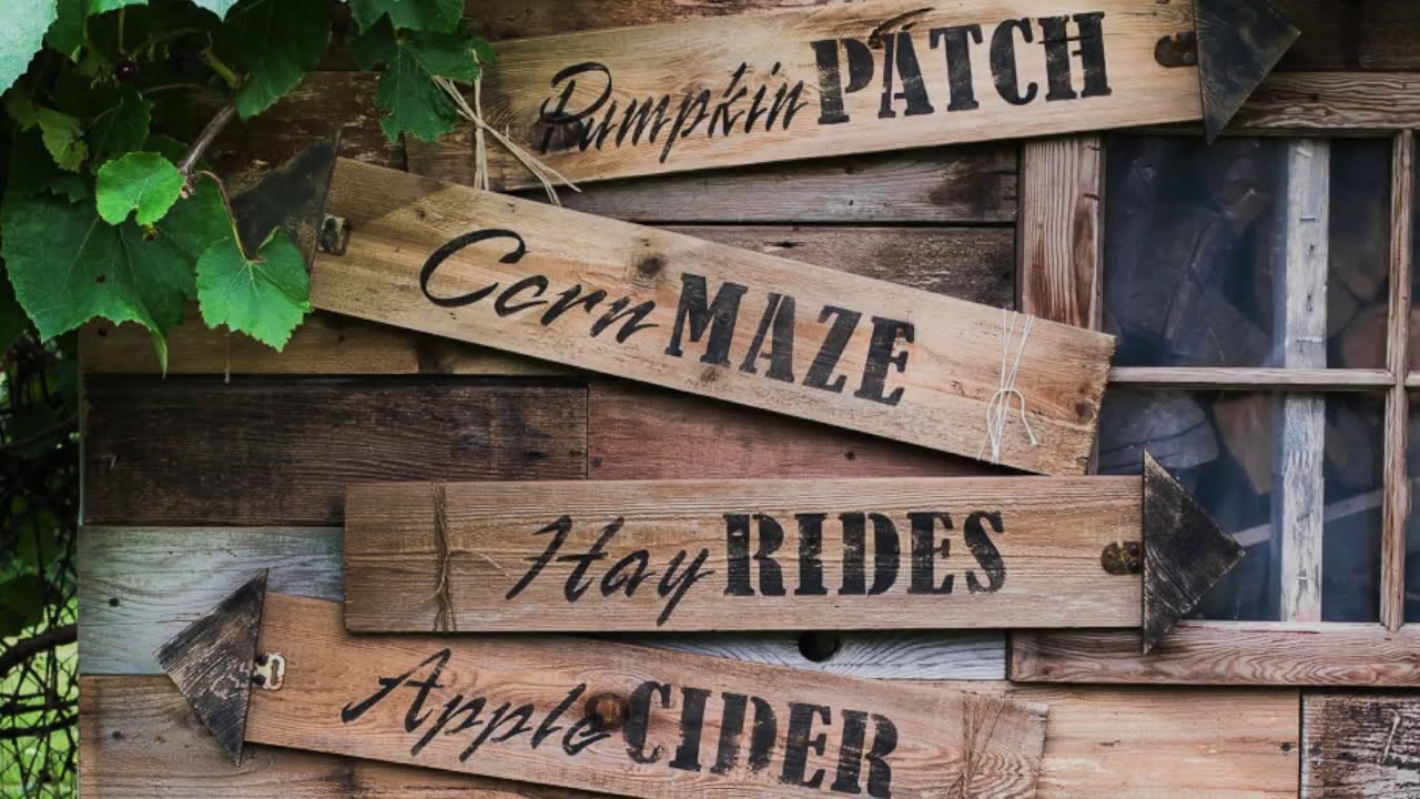 Fall Directional Arrow Signs with an easy way to make arrow tips! - YouTube