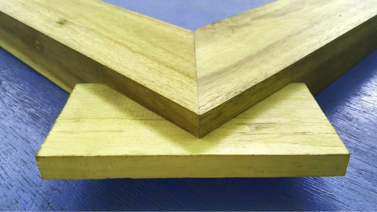 Mengunci Sambungan kayu Siku Teknik Tukang Kayu .Woodworking Joint ...