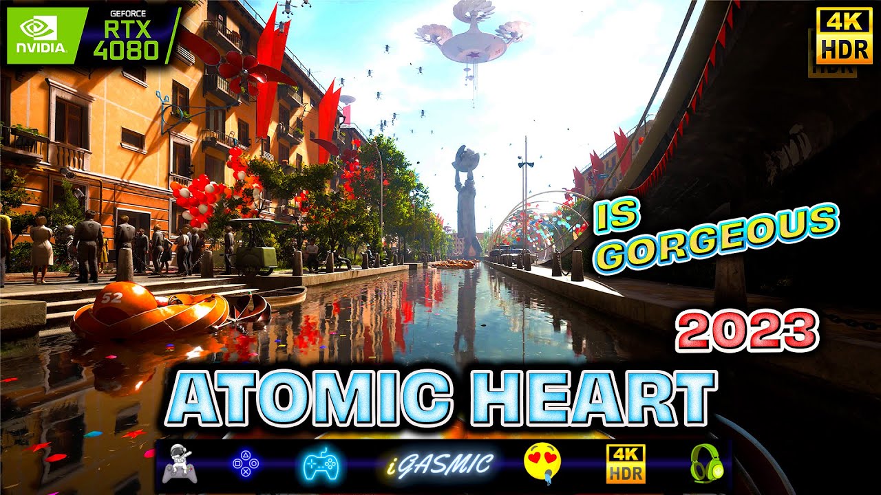 [ATOMIC HEART] RTX 4080 4K HDR- First 10 mins looks absolutely stunning ...