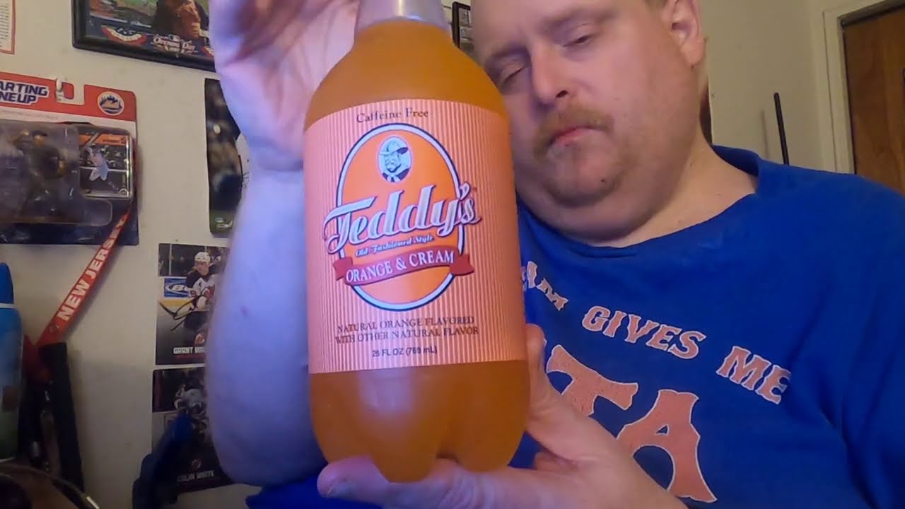 Tank's Taste Test Teddy's Orange Cream Soda - YouTube