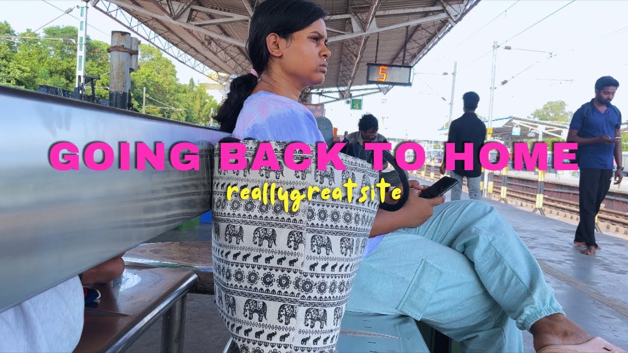 Going back to home 🚂 travel with me 🌱 a day in my life 🌷 packing ...