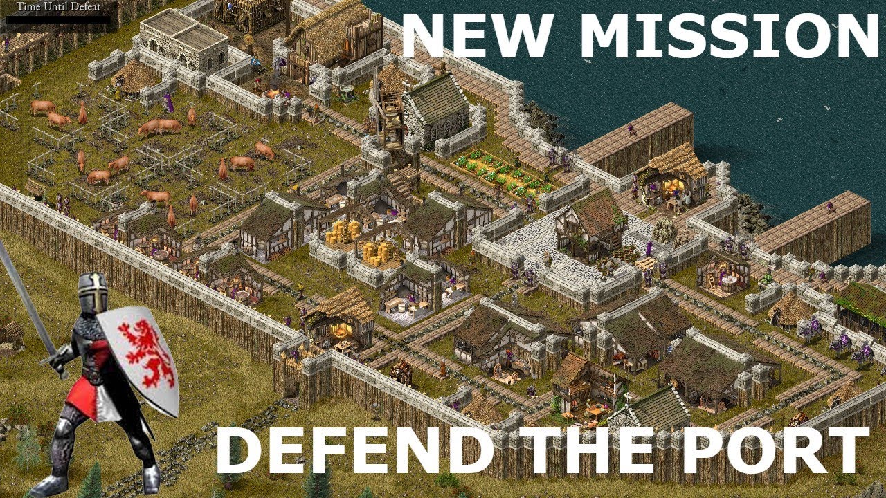 DEFEND THE PORT CUSTOM MISSION | STRONGHOLD DEFINITIVE EDITION - YouTube