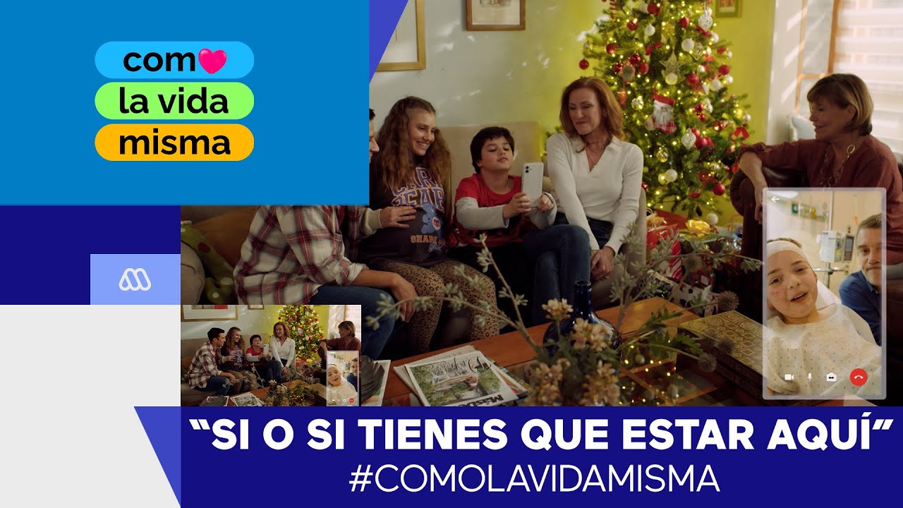 Como la vida misma / La videollamada entre Damián y Benjamín - YouTube