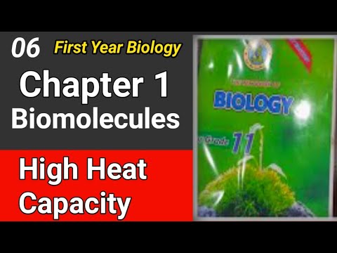 Specific Heat Capacity | Ch 1 Biomolecules | Class 11 Biology Ch 01 ...