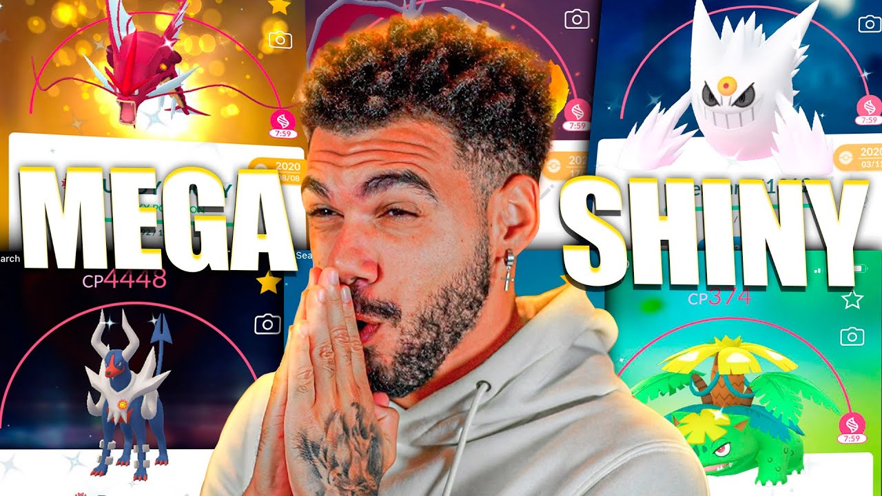 13 MEGA SHINIES MAIS FORTES DA MINHA CONTA - POKEMON GO | Cris | - YouTube