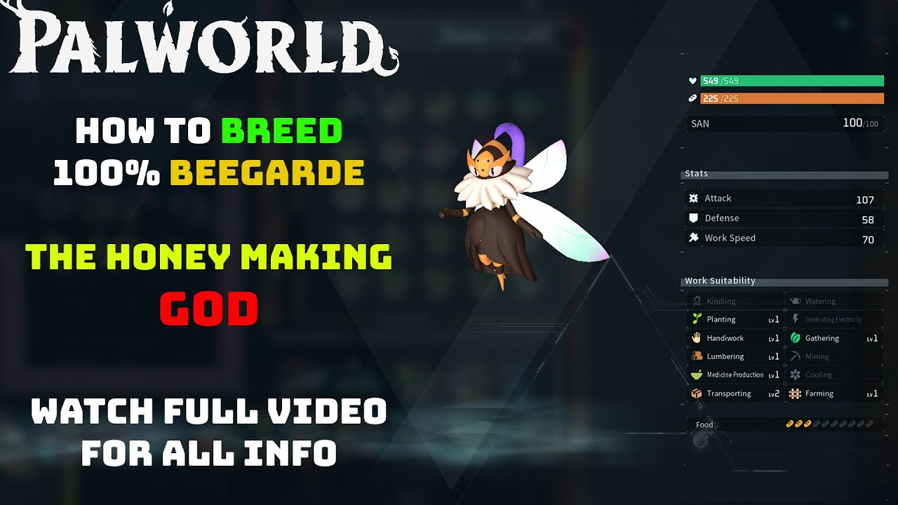 How to get Beegarde Honey farmer through breeding | Palworld - YouTube