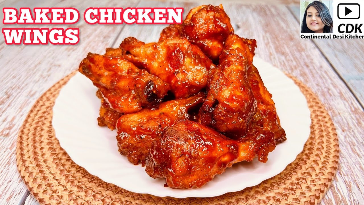 BAKED CHICKEN WINGS | Spicy Chicken Wings Recipe | Chicken Starter for ...
