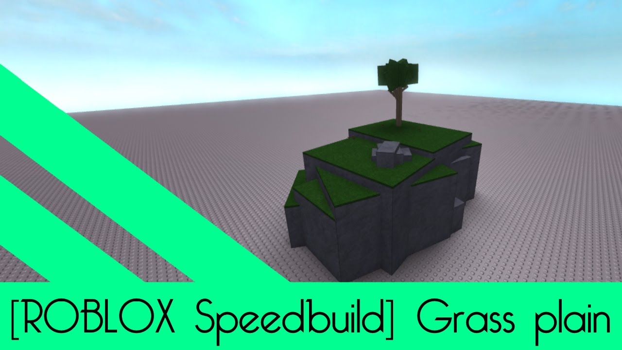 [ROBLOX Speedbuild] Grass Plain - YouTube