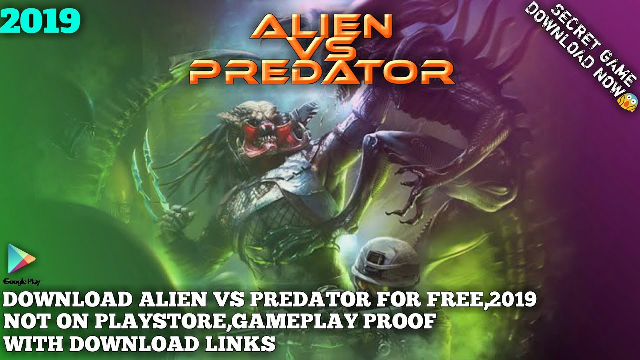 How to Download Aliens vs predator game offline 2019 android - YouTube