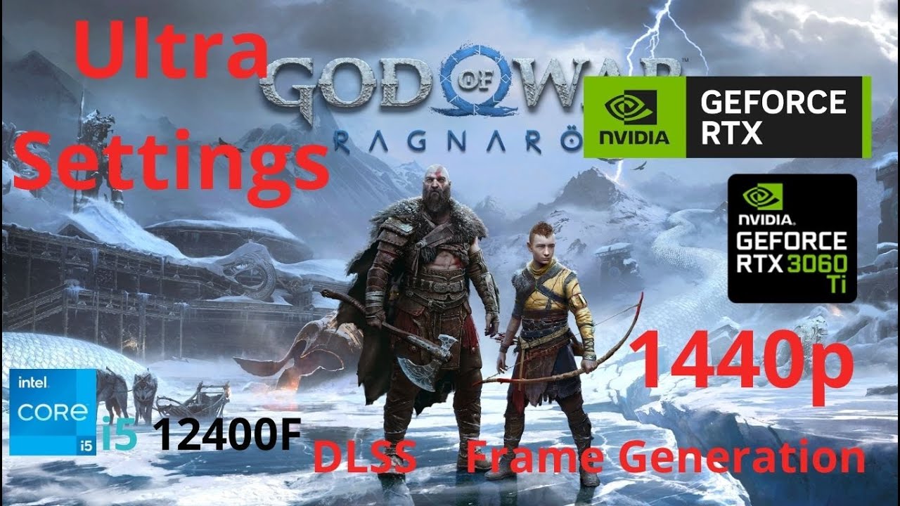 God Of War Ragnarok RTX 3060 Ti 1440p Frame Generation Ultra settings ...