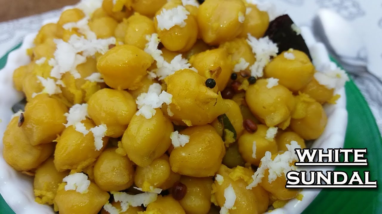 white sundal / வெள்ளை சுண்டல் / pudukkottai samayal - YouTube