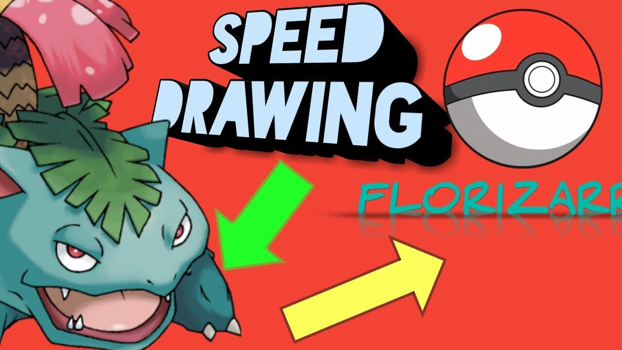 Speed drawing 🕛🔥Florizarre en couleur ! - YouTube